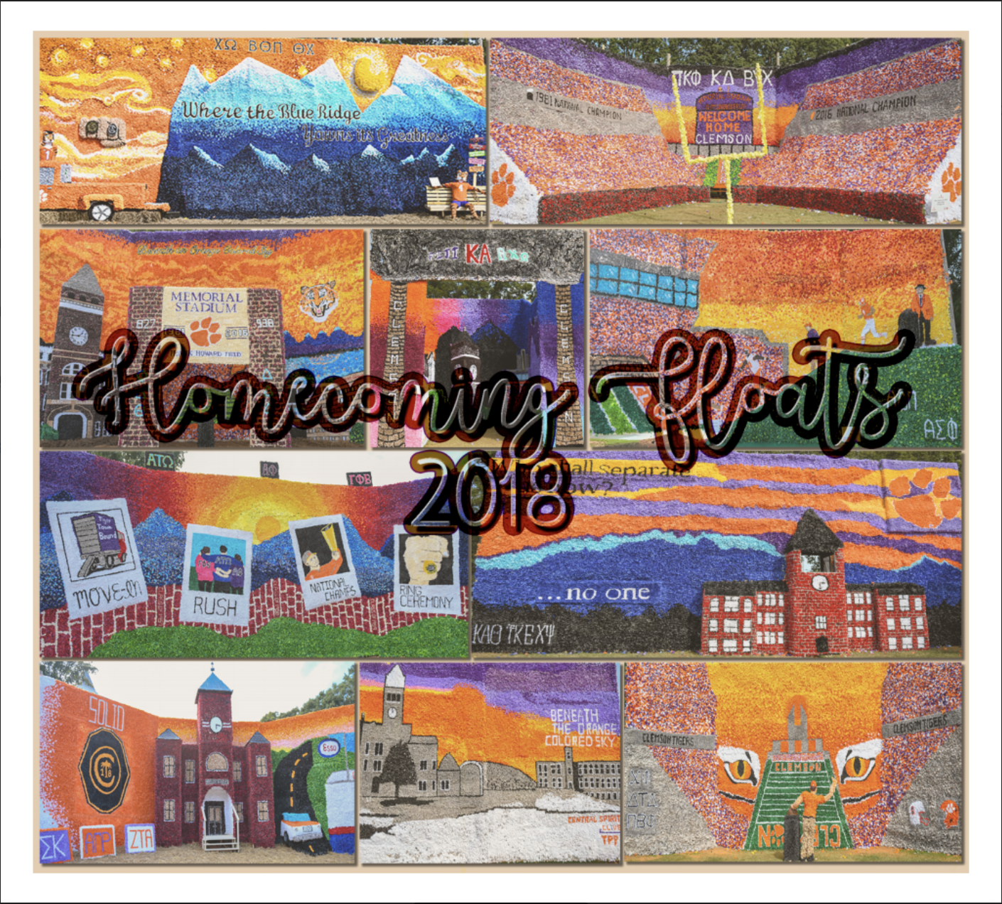 An inside look at Clemson homecoming floats - The Tiger