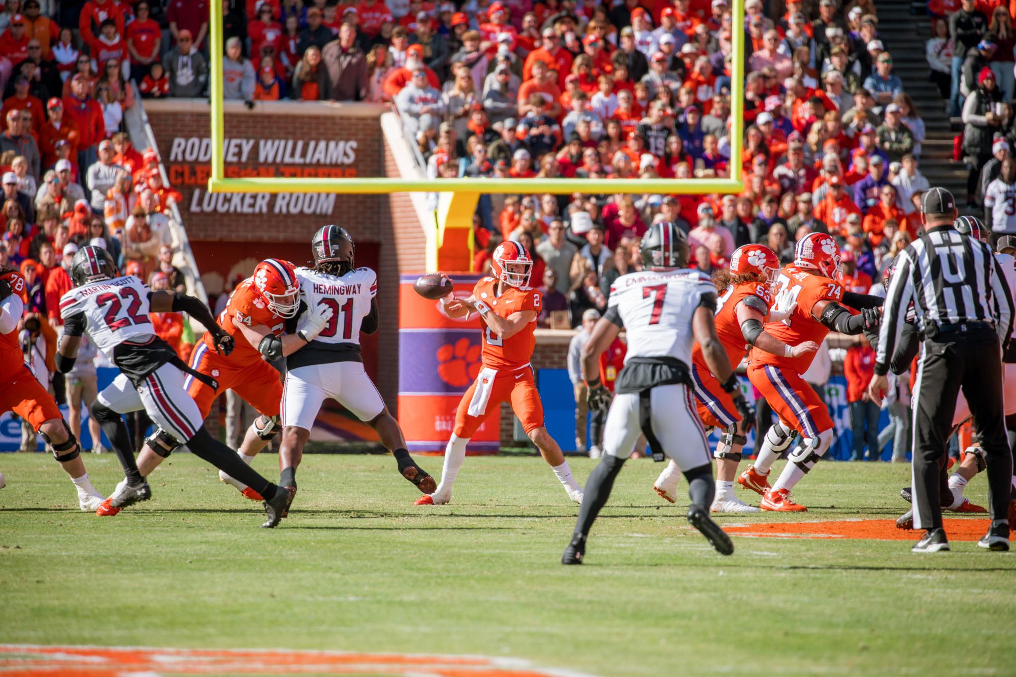Halftime musings: No. 12 Clemson and No. 15 South Carolina deadlocked ...